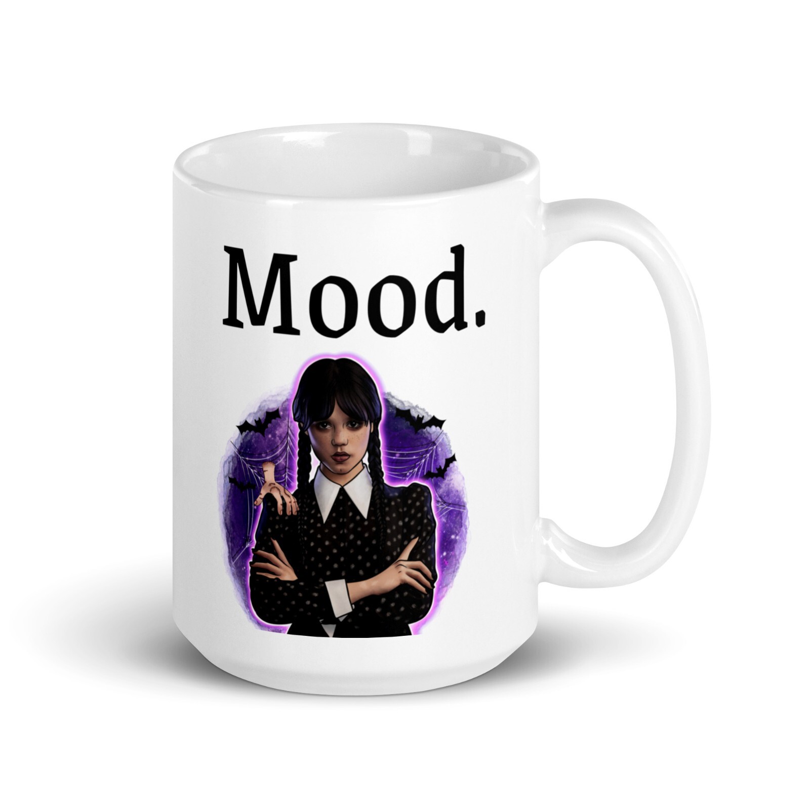 wednesday addams Inspired mug 15oz- Large coffee Mug-Addams Family | eBay
