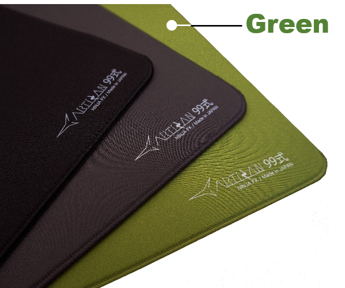 ARTISAN Gaming Mouse Pad NINJA FX Type 99 Black Gray Green Made in ...