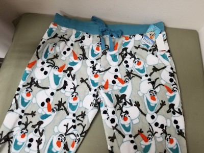 new womens fleece Disney Frozen olaf sleep lounge pants. | eBay
