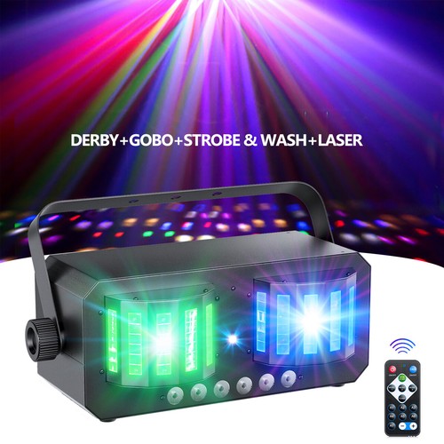 Derby Laser Light RGBW Strobe Stage Lighting Disco Party KTV Bar ...