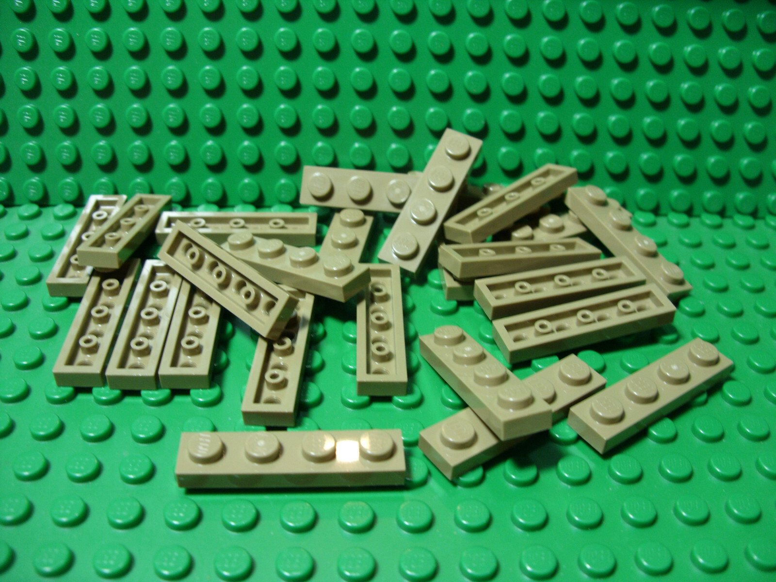 ** 25 CT LOT ** Lego NEW dark tan 1 x 4 plate pieces Lot of 25 | eBay