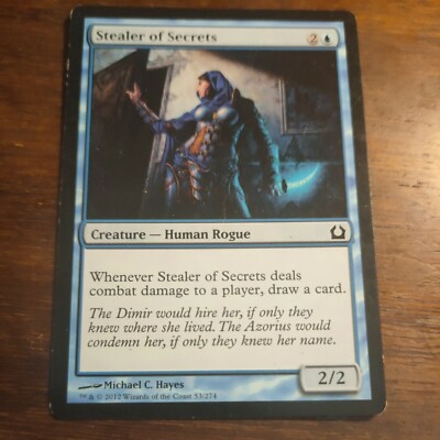 STEALER OF SECRETS Return to Ravnica MTG Blue Creature—Human Rogue Com ...