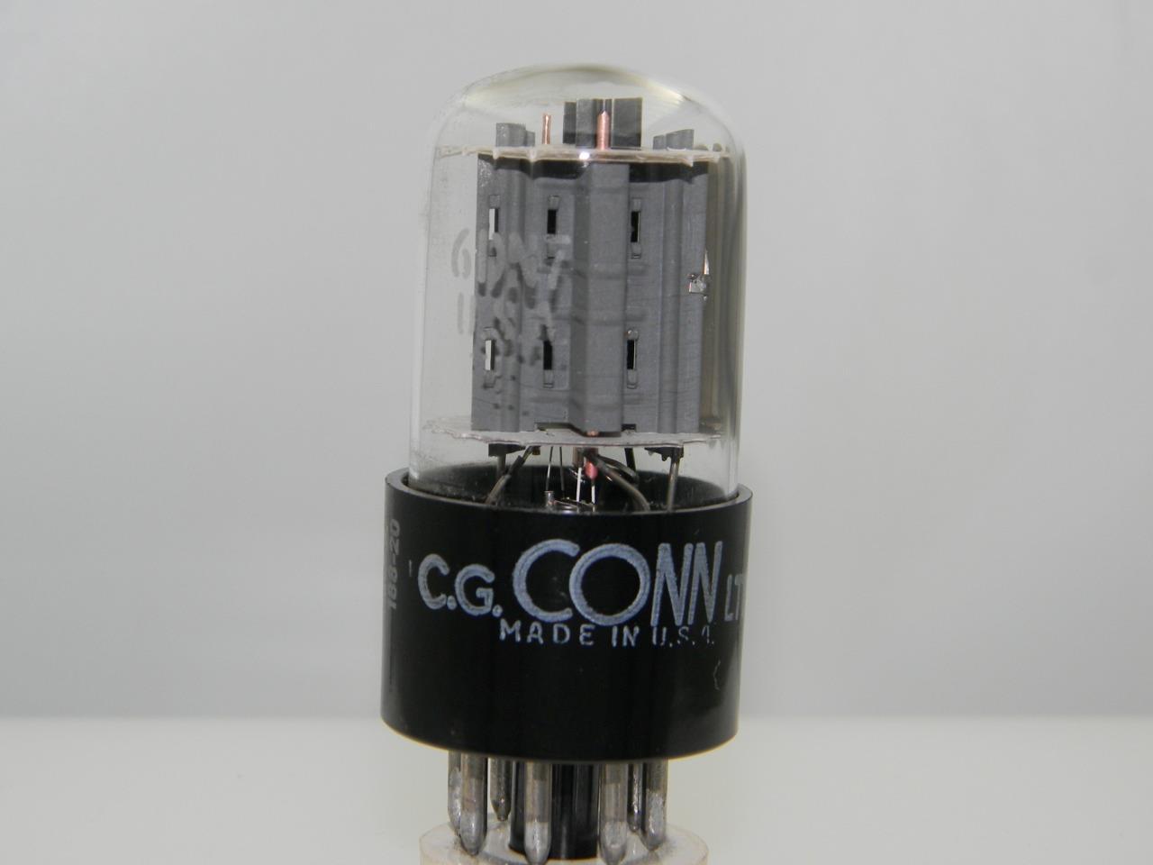 Strong 1965 GE CONN 6DN7 Grey Plates Copper Grid Side O Get Serious ...