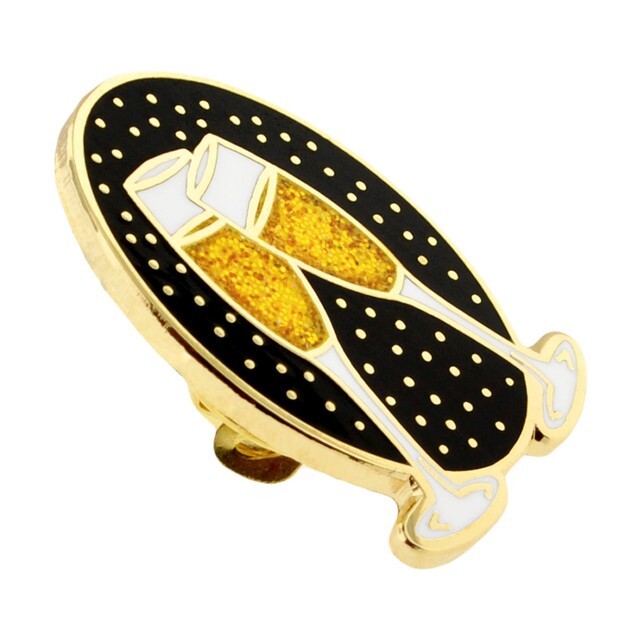 PinMart's Champagne Toast Pin | eBay