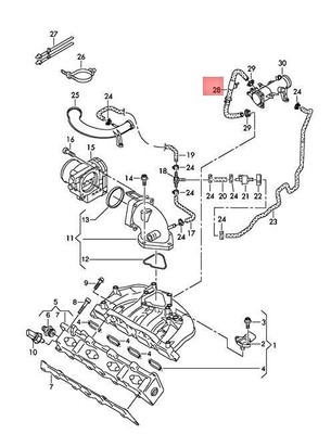Genuine VW Golf R32 Plus GTI Rabbit Variant Suction Jet Pump 03C133751B ...
