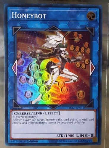 ( HONEYBOT ) - Super Rare - YS17-EN042 - 1st - NM - Yu-Gi-Oh Link ...