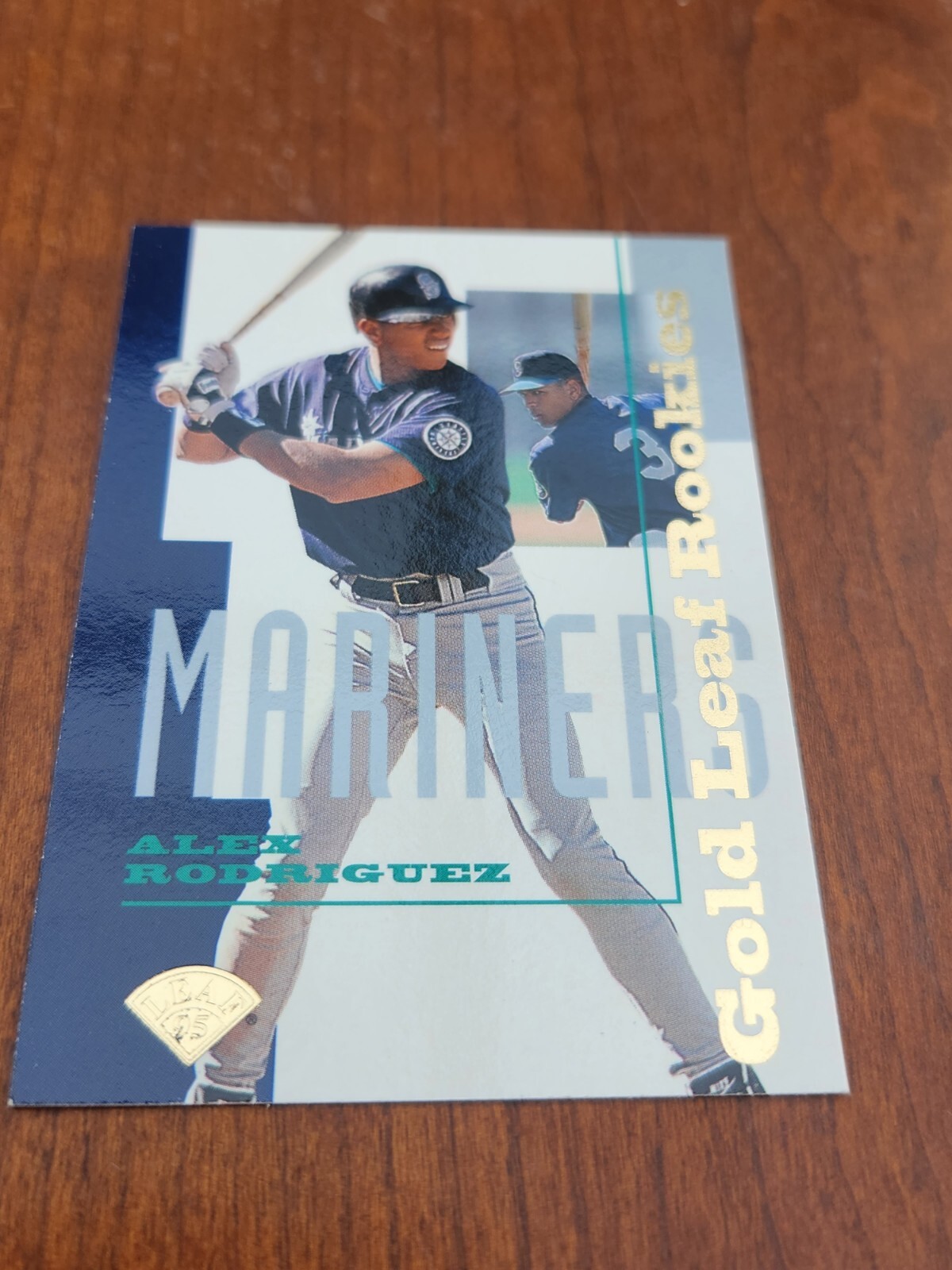 1995 LEAF GOLD LEAF ROOKIES ALEX RODRIGUEZ SEATTLE MARINERS #1 OF 16 ...