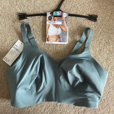 RRP £22 M&S Size 36G Body Flexifit Non Wired Full Cup Bra Smokey Green ...