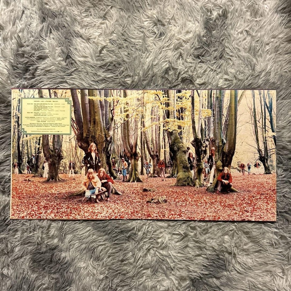 Emerson Lake Palmer Trilogy Vinyl LP Japan Reissue 1976 Atlantic P ...