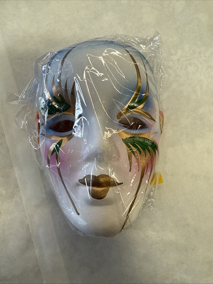 Vintage Hand-painted Mardi Gras Masks | eBay
