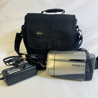 Hitachi VM-E455LA Video 8mm Video Camcorder LCD Screen Tested W DC ...