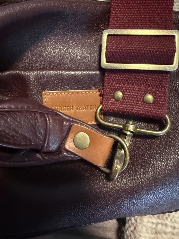 Parker Thatch Cross Your Heart Sling With Strap Included Burgundy ...