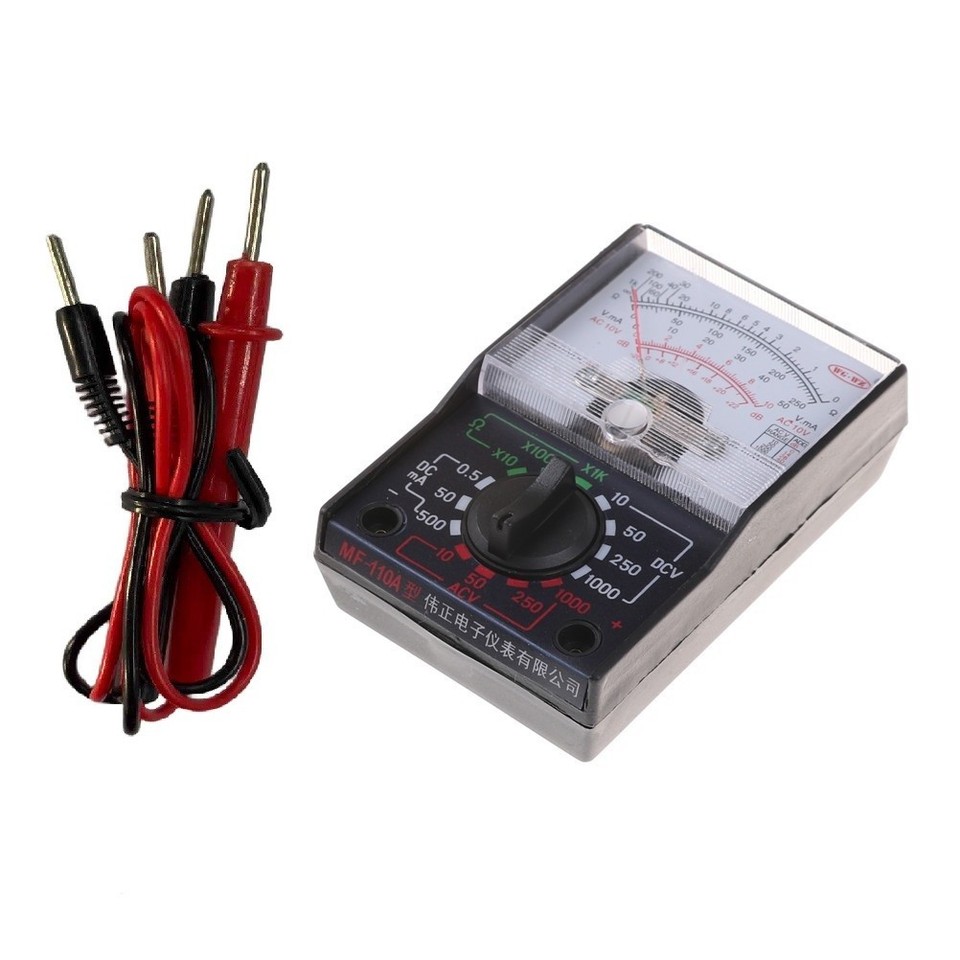MF-110A Electric Analog Multimeter Voltmeter 250V 1000V Ammeter ...