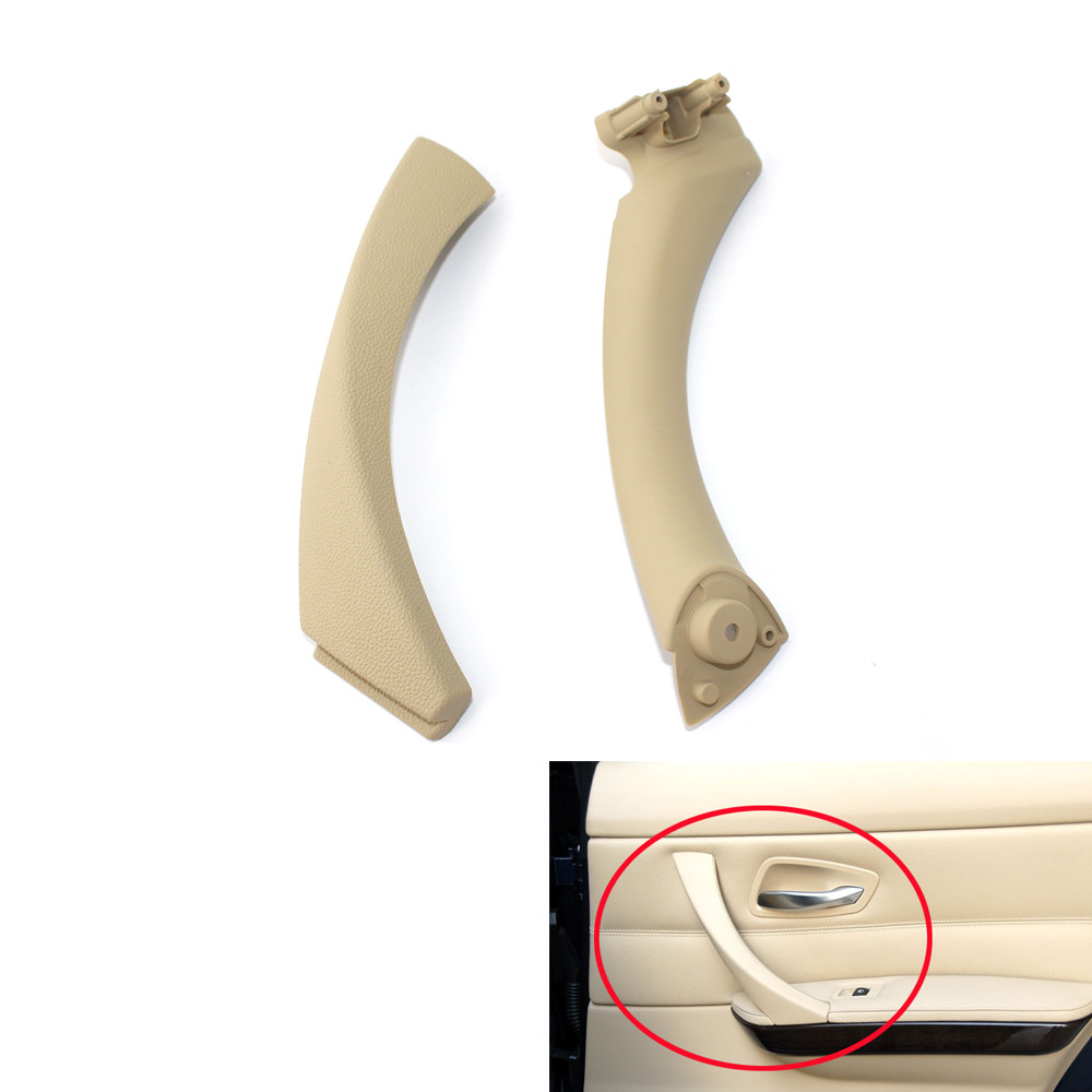 Right Inner Door Handle Trim Cover +Bezel for BMW 3-Series E90 ...