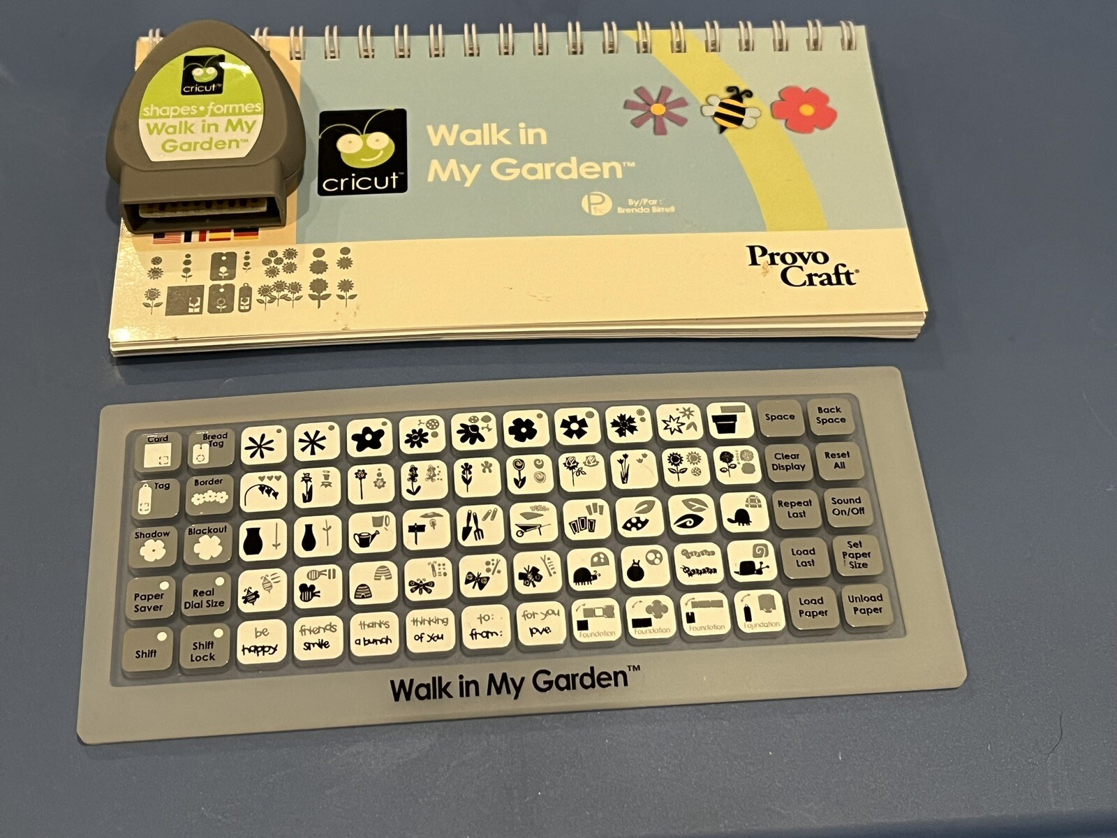 Cricut Provo Craft Cartridge Walk In My Garden Used No Box Linked ...