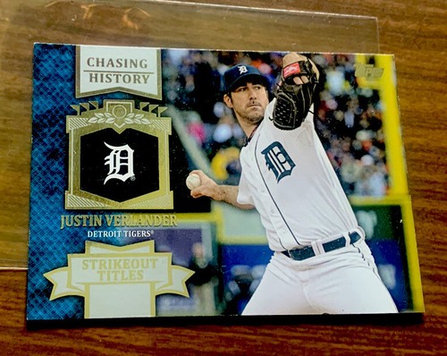 Justin Verlander, 2013 Topps Chasing History Card #CH-88, NY Mets | eBay