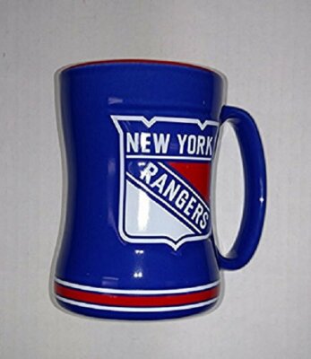 New York Rangers 14 Ounce Sculpted Logo Relief Coffee Mug (New) | eBay