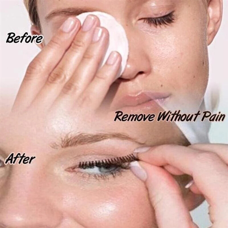 Reusable No Glue Required Self-adhesive Eye Lashes False Eyelashes Mink ...