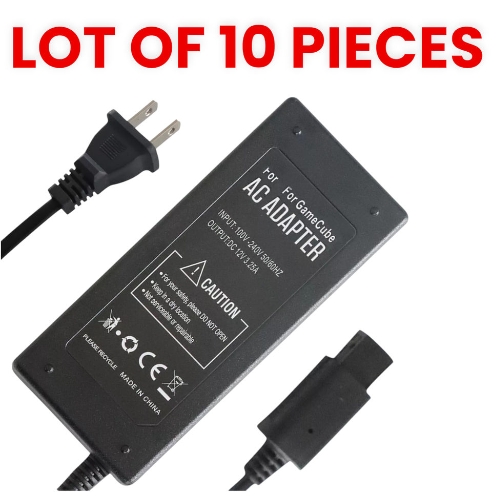 10 Pieces For Nintendo Gamecube AC Adapter Power Supply Video Game ...
