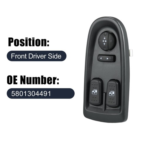 For Iveco Daily 2006-2012 NEW Electric Power Window Switch 5801304491 ...