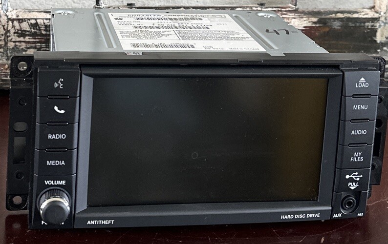 JEEP-WRANGLER DODGE RAM STEREO RADIO OEM MOPAR HI SPEED 430 RB2 DVD ...