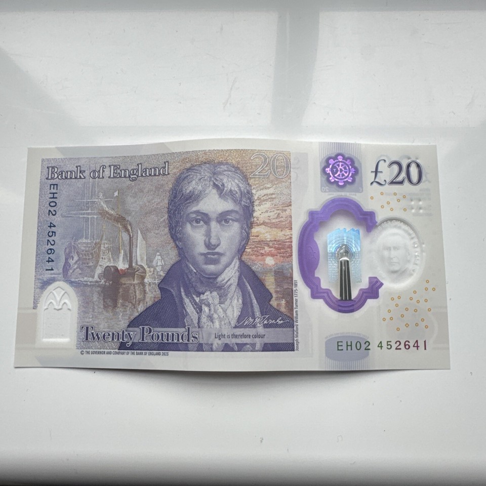 King Charles 20 pound note eh02 rare brand new | eBay UK