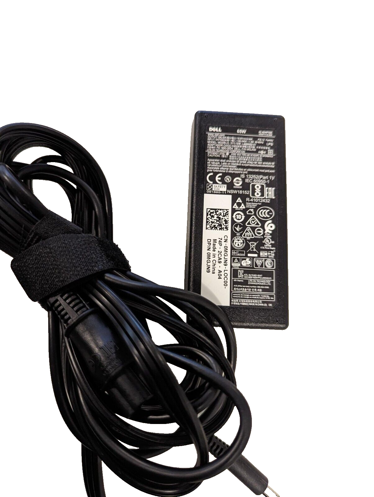 Dell LA65NS2-01 65W Laptop Power Adapter charger 19.5V 3.34A 6TM1C PA ...