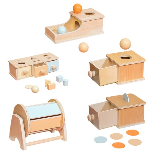 Kids Montessori Toys Wooden Ball Drop Toy Box Kids Sensory Toys for ...