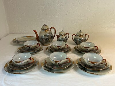 16 teiliges Teeservice Gedeck an Chinesischem Porzellan Kolonie ...