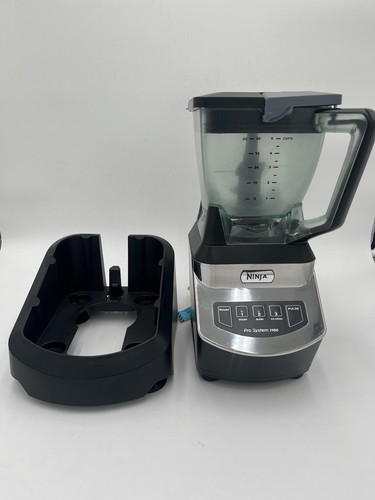 Ninja Pro System 1100 NJ602W Blender & Dough Station 40oz 5 Cup 3 Speed ...
