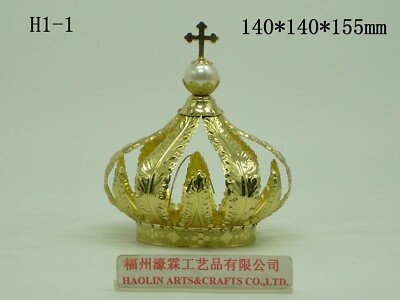 Holy Crown with Cross for Virgin Mary Madonna Jesus Statue Saint 6.1"H ...