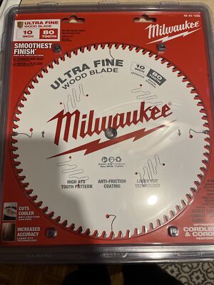 Milwaukee 48-40-1032 10 in. 80T Ultra Fine Finish Circular Saw Blade ...