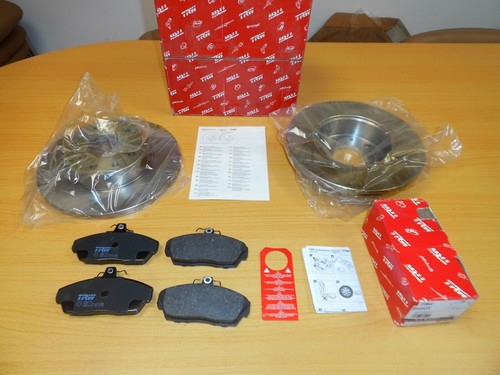 LAND ROVER FREELANDER 1 FRT BRAKE DISCS & PADS TRW (SDB100830 X 2 ...