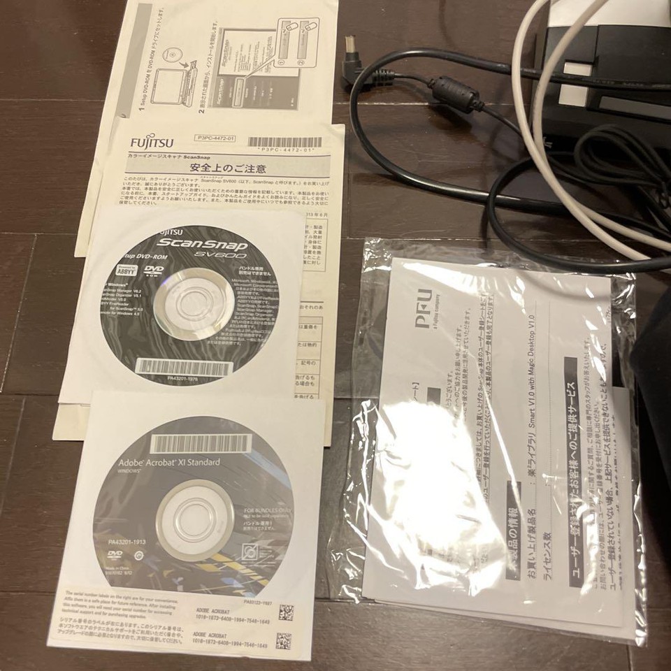 Fujitsu Scansnap SV600 Document Scanner w/Accessories Working no box ...