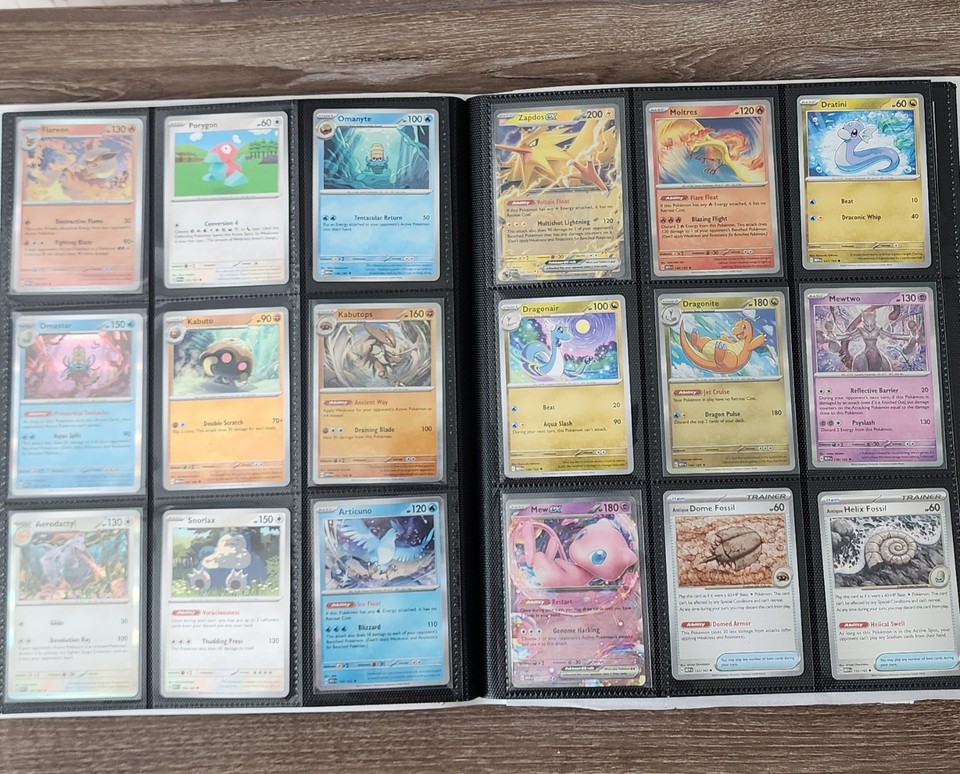 Pokemon SV 151- Mew 151 Binder- Complete Main Set 1-165 Cards-NM/LP ...