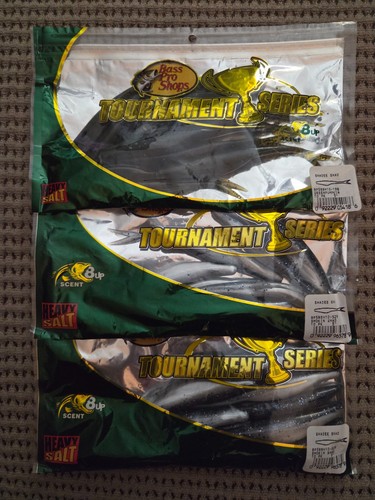 3 Pack Variety Bass Pro Shops Tournament Series 5" Shadee Shad READ | eBay