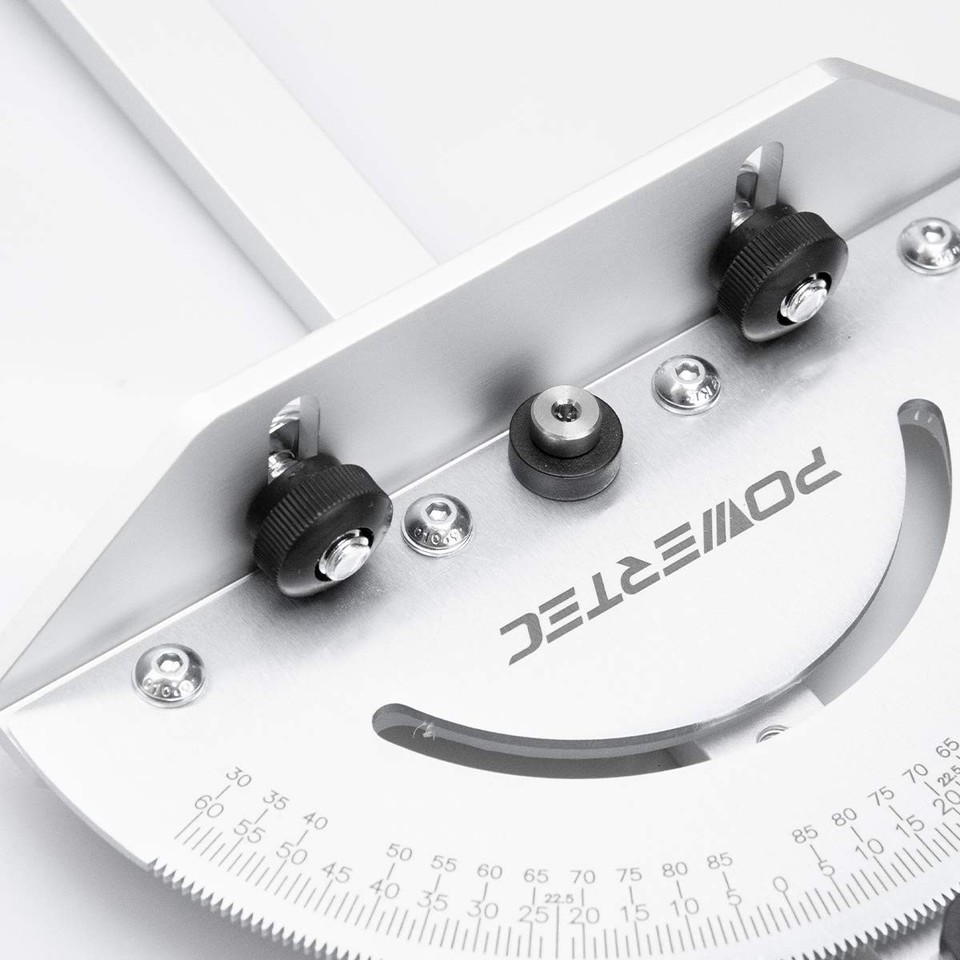 71143 Deluxe Miter Gauge For Table Saw | Miter Guide With 120 Angle ...