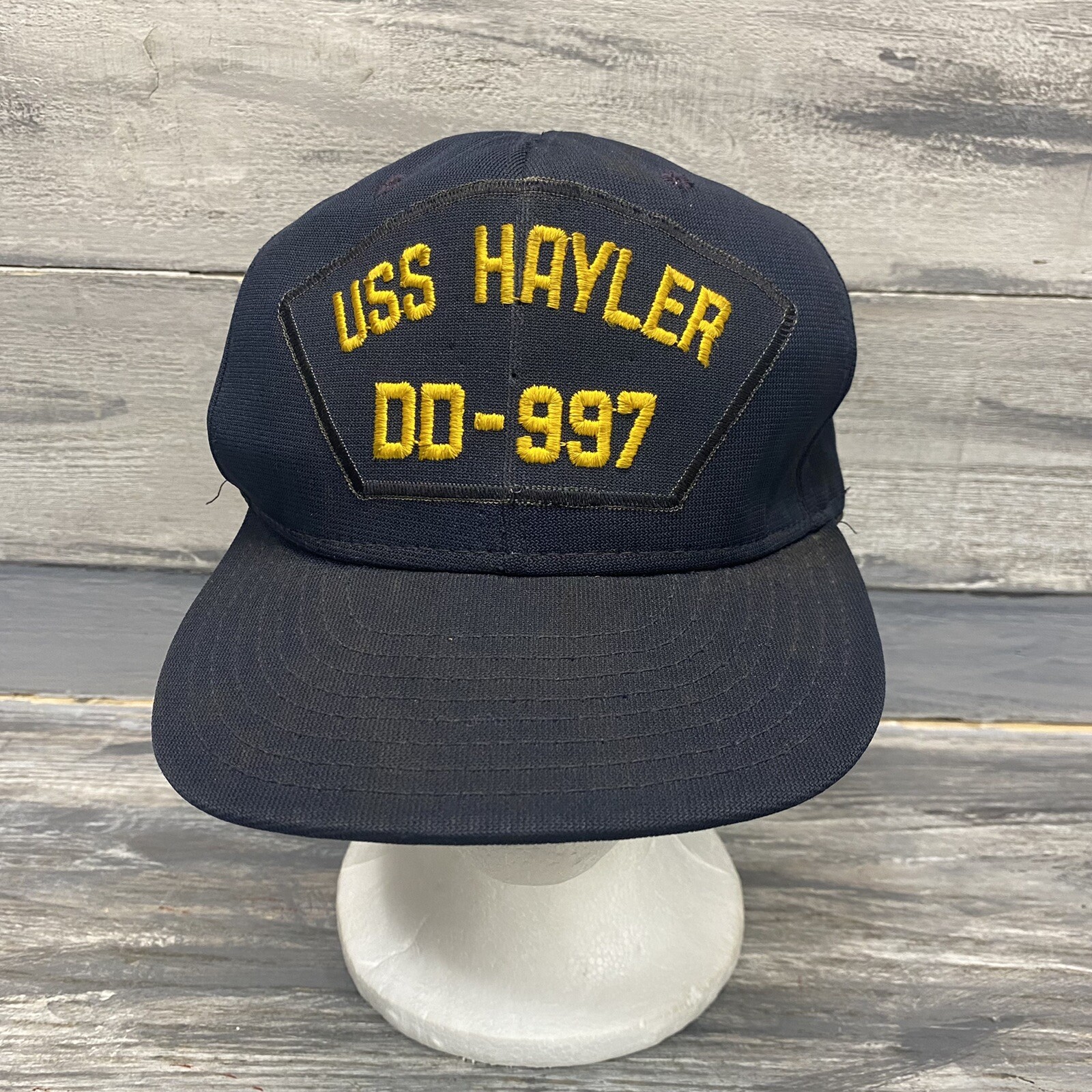 VTG US NAVY USS HAYLER (DD-997) MILITARY HAT / CAP | eBay