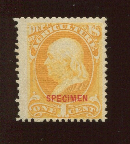 O1S Agriculture Dept. Official Type D Specimen Stamp BX5010 | eBay