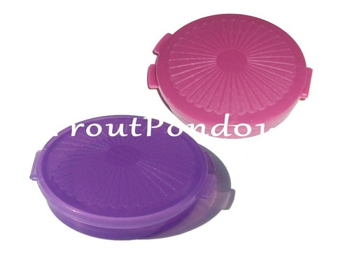 Tupperware Mini Clamshell Pill Keeper Round Pocket Containers Set of 2 ...