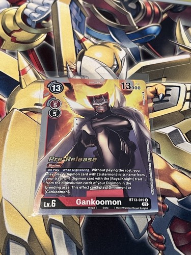 Gankoomon(Pre Release) - BT13-019 - NM - Digimon TCG | eBay