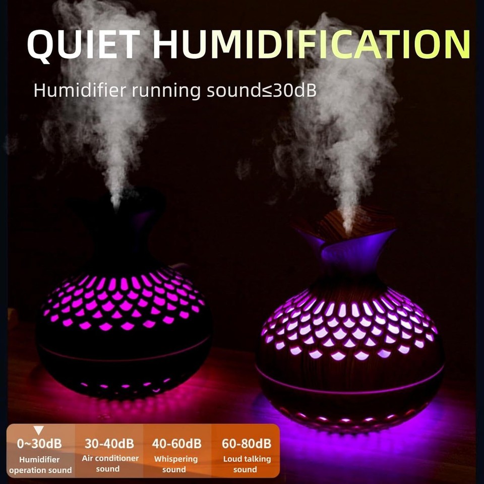 Colorful Cool Mini Humidifier, Flower Shape Humidifier,USB Personal ...