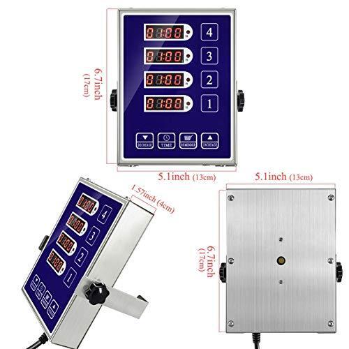 YOOYIST Commercial 4 Channels Kitchen Timers Restaurant Timer Loud ...