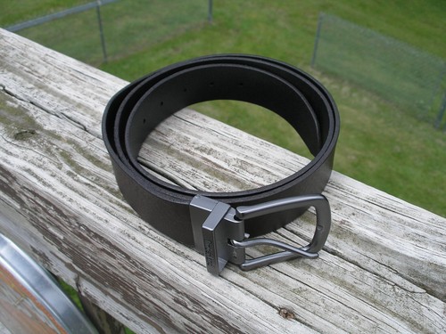Men's Timberland Reversible Black Brown Leather Belt Size 46 | eBay