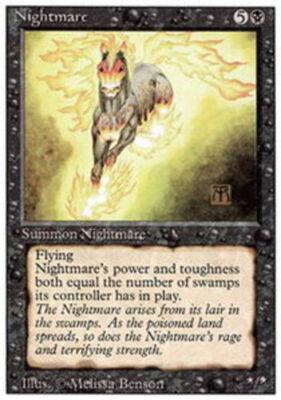 Nightmare HP, English MTG Revised Edition | eBay