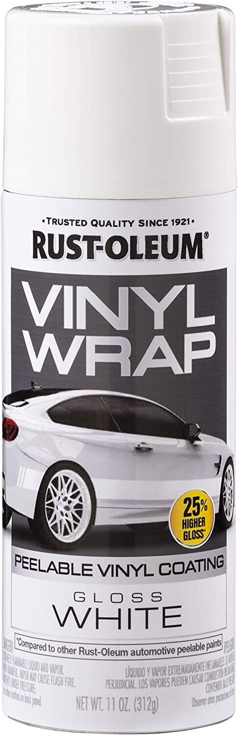Rust-Oleum 352725 Vinyl Wrap Spray, White, 11 Ounce, Pack of 1 | eBay