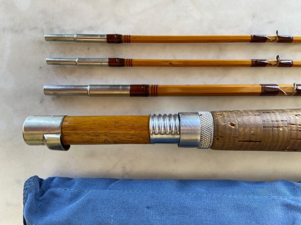 VINTAGE FE THOMAS BAMBOO FLY ROD | eBay