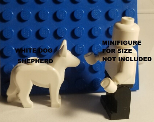 LEGO Shepherd Dog Statue WHITE Friends Minifigure German Puppy TV ...