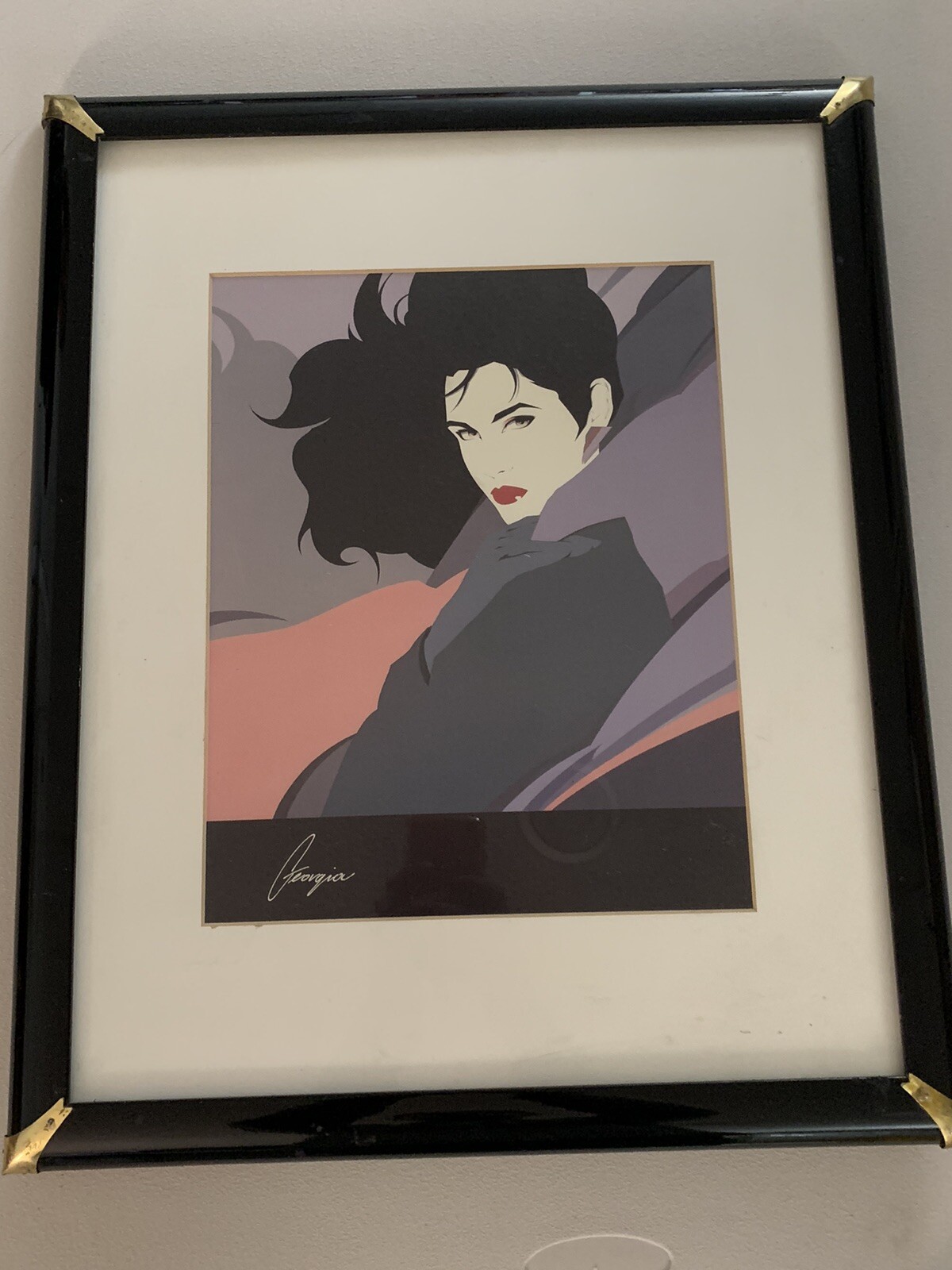Vintage Patrick Nagel Print "Georgia" | eBay
