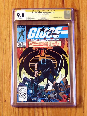 GI JOE ARAH #95 CGC SS 9.8 1989 Signature Series signed Andy Kubert HTF ...